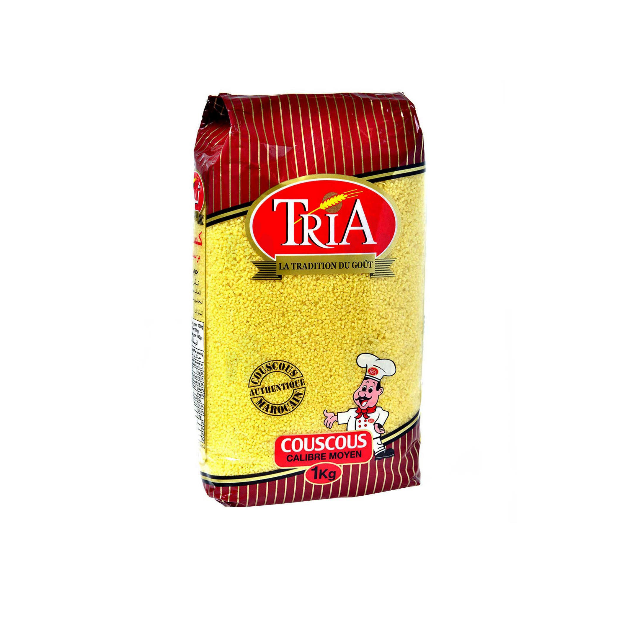 COUSCOUS MOYEN TRIA 1KG – Mojood